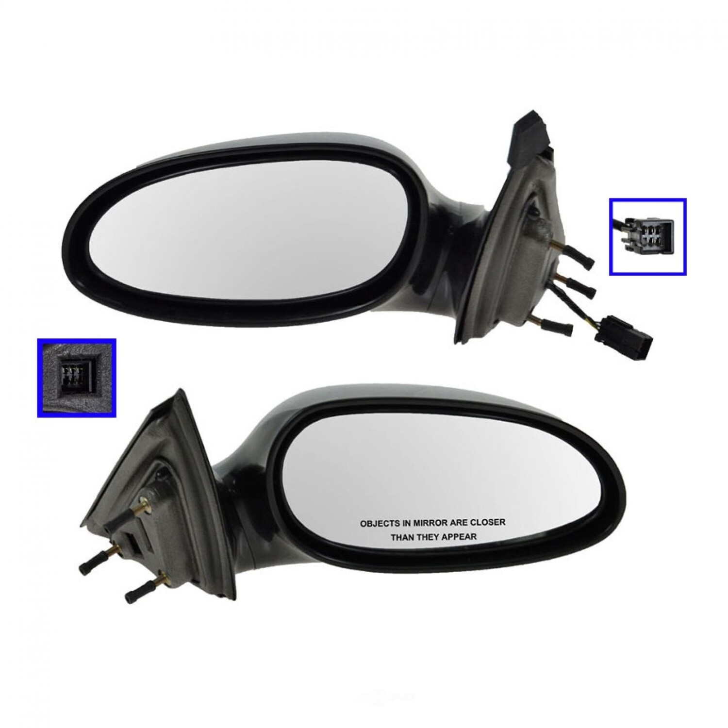 Door Mirror Set-Power Heated Paint to Match 2 Piece Mirror Set TRQ fits ...