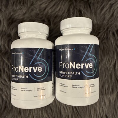 2x ProNerve 6 Health Supplement 60 Capsules Genuine Pro Nerve 6 Exp ...
