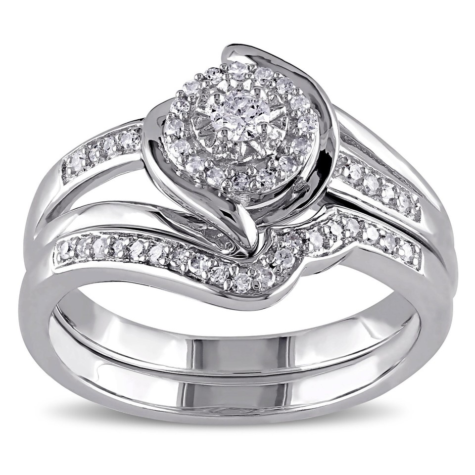 PLATINUM & SS LAB CREATED DIAMOND ENGAGEMENT RING SZ 6 SZ 7 SZ 8 Z 9 SZ ...