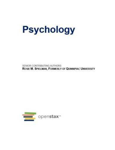 Psychology - Hardcover By OpenStax - VERY GOOD 9781938168352| eBay