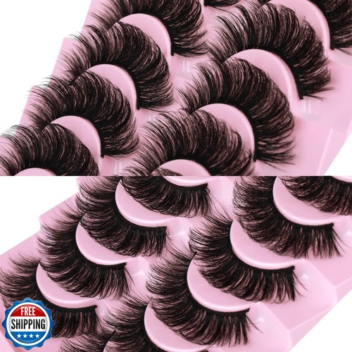 wiwoseo False Lashes Natural Look Fake Eyelashes No Glue Self Adh | eBay