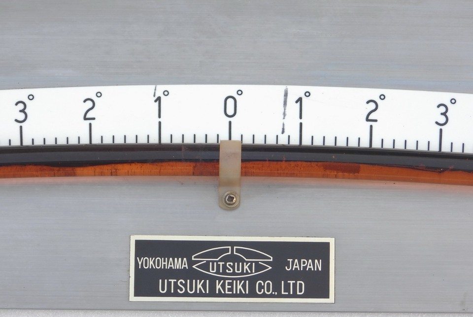 LARGE YOKOHAMA UTSUKI SHIPS SUBMARINE GLASS TUBE CLINOMETER LEVEL | eBay