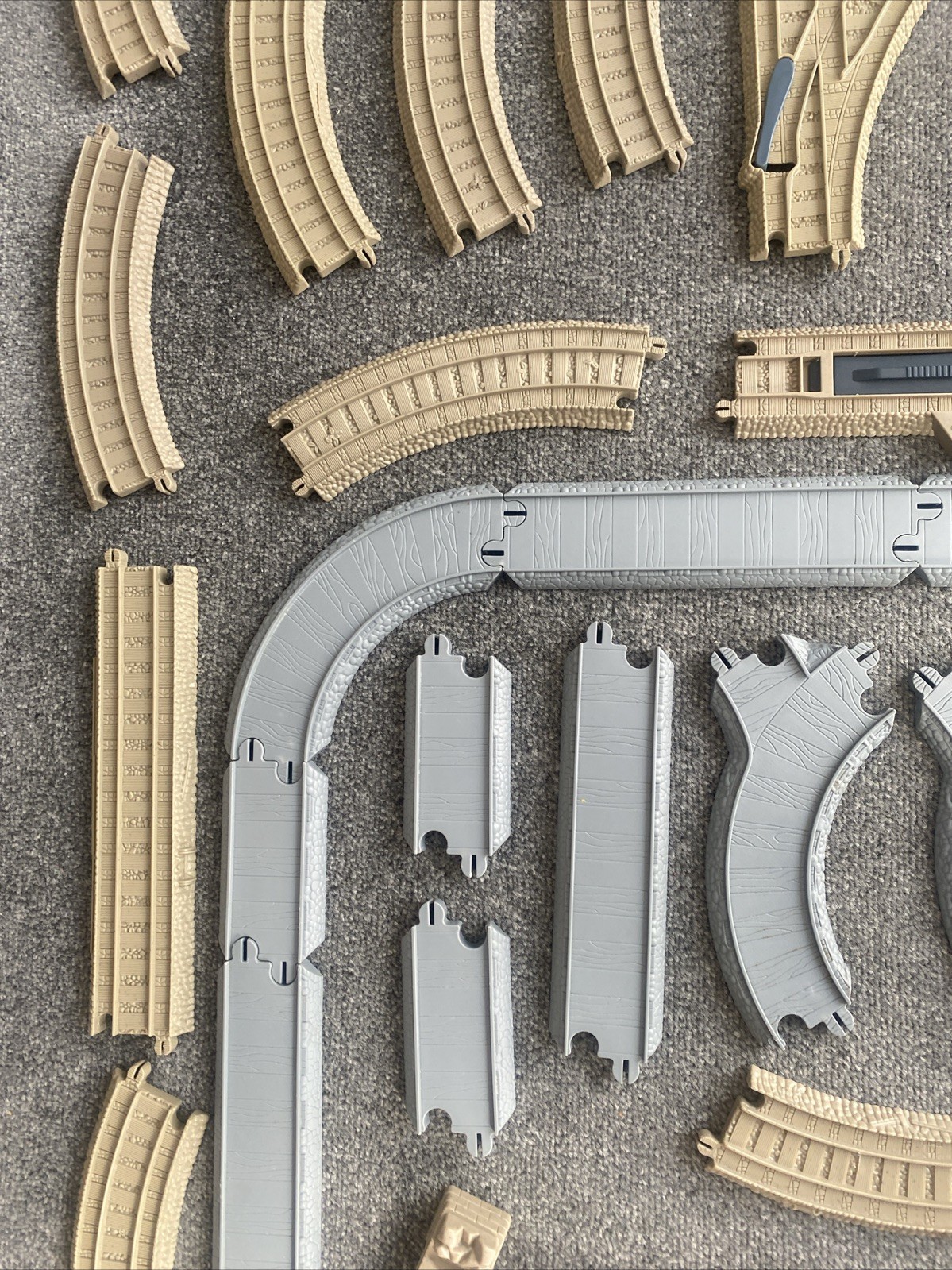 Job Lot Brown Beige Track Tomy Trackmaster Thomas Road and Rail 64 ...