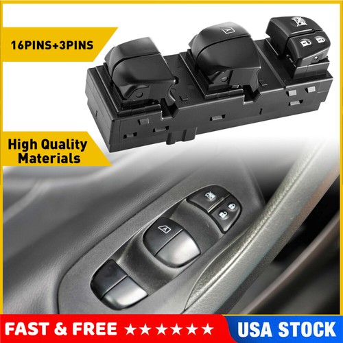 Master Window Power Switch Driver Side For Nissan Altima 2013-2018 ...