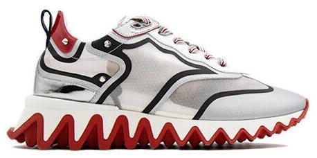 Size 7.5 - Christian Louboutin Sharkina Flat White for sale online | eBay