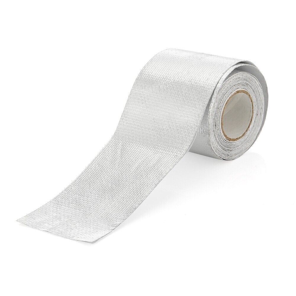 2" x 16' Adhesive Exhaust Header Pipe Wrap Heat Shield Tape Exhaust ...