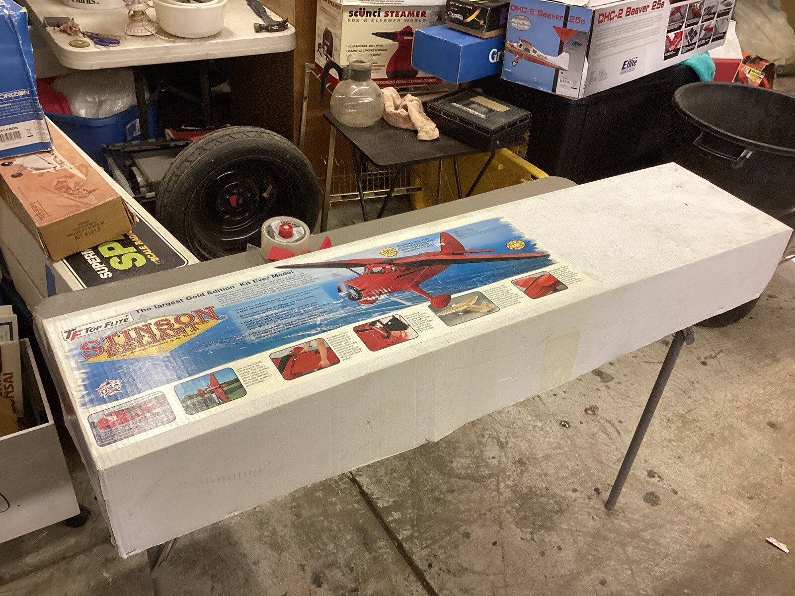 Vintage RC Airplane Top Flite Stinson Reliant God Edition Remote Plane ...