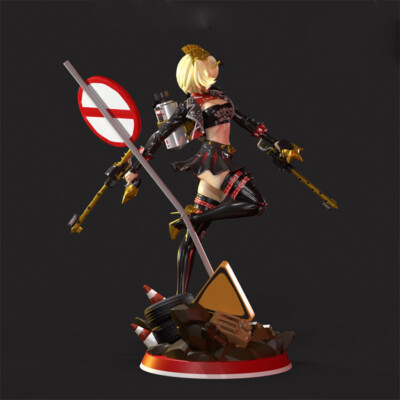 Burnice White 3D Print Garage Kit Figure Model Kit Unpainted ...