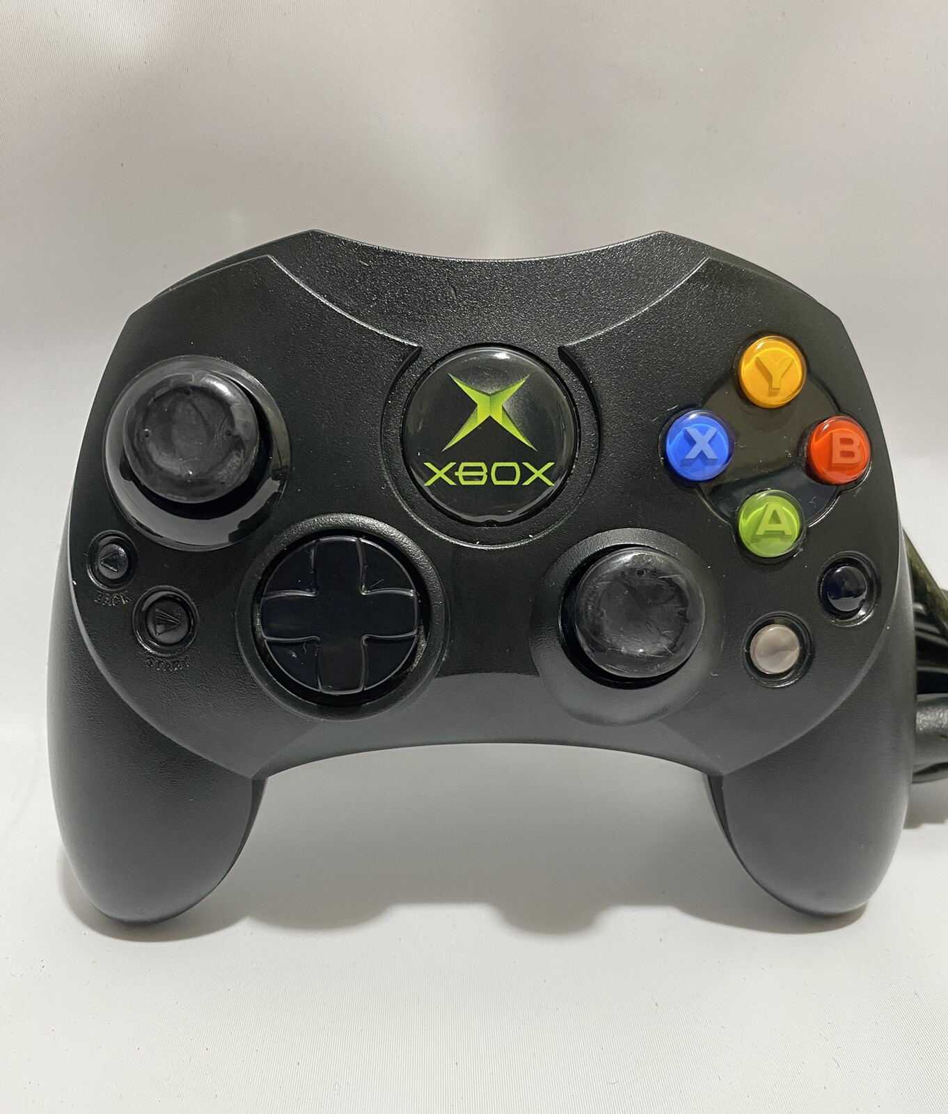 2 Original Xbox Controllers - 1 Microsoft OEM w/ Breakaway & 1 Hip Gear ...