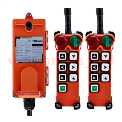 Industrial Wireless Remote Control System Push Button Switch F21-E2 AC ...