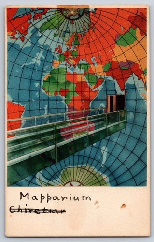 Postcard Mapparium, Christian Science Publishing House Boston ...