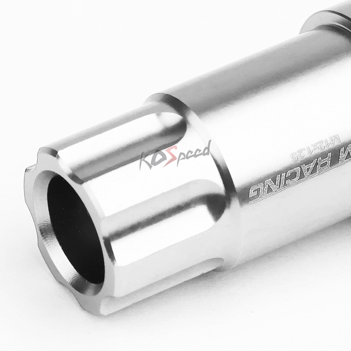 20x Aluminum Silver M12x1.25 25mmOD 50mm Lug Nuts+Key for Conical Seat ...