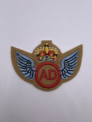 AD Wings Air Dispatcher Embroidered Badge British air Force air ...