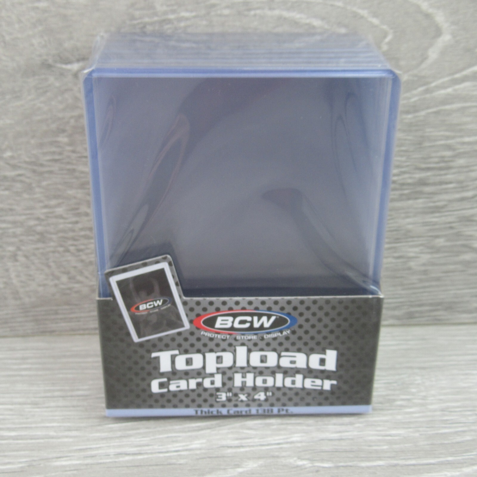 BCW 3X4 Thick Card Topload Holder 138 PT Toploader Sports Gaming (10 ...