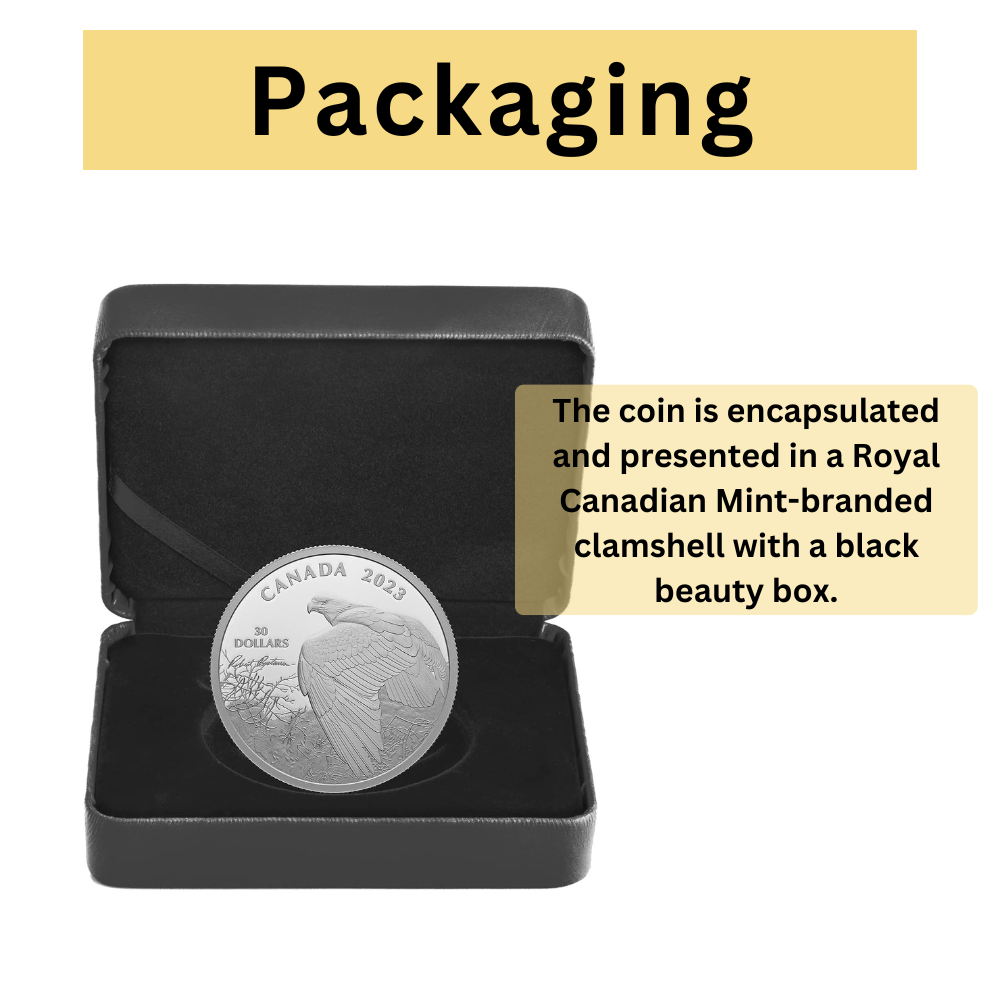 2023 Vantage Point Bald Eagle 2 oz Fine Silver Coin - Royal Canadian ...