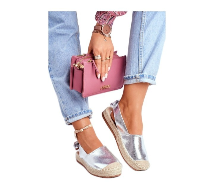 FRJ Women's Silver Contour Espadrilles grey | eBay