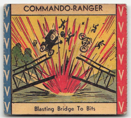 1940 W.H. Brady Co. Commando-Ranger Blasting Bridge to Bits VG-VGEX | eBay