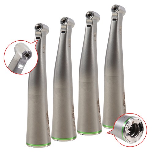 4X Dental LED Fiber Optic 8:1 Handpiece Endo Contra Angle Mini Head ...