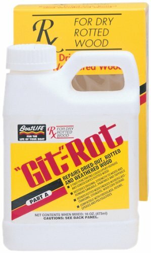 Boat Life Git-Rot Penetrating Epoxy Repair Kit for Dry Rotted Wood ...