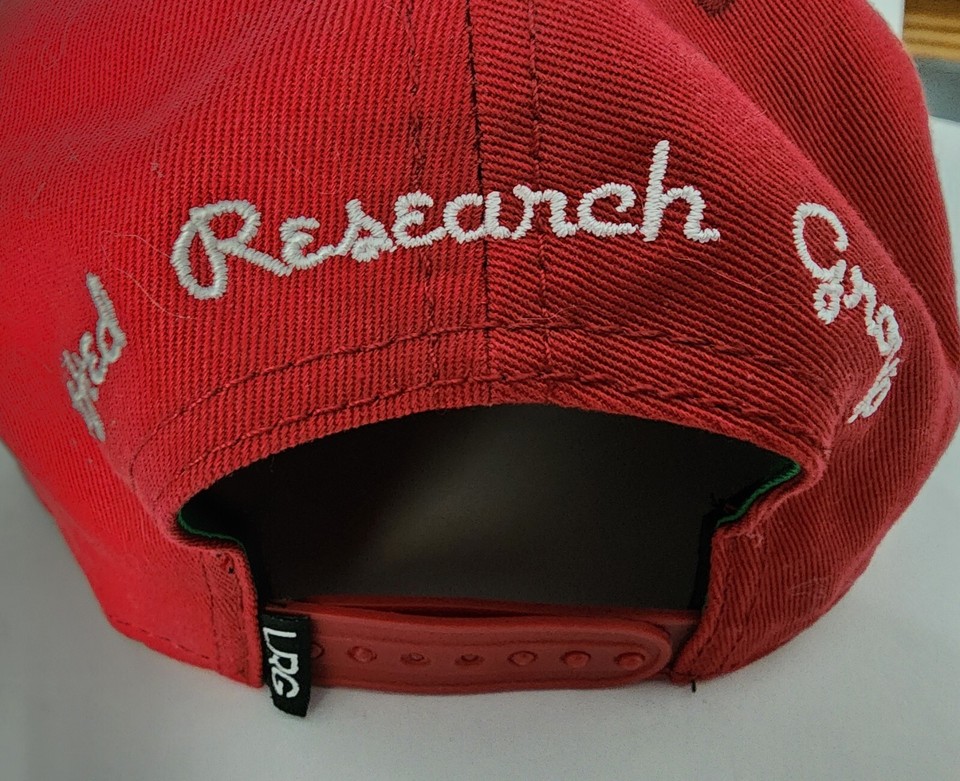 New RED LRG Branded Mens Strapback Cap Hat | eBay