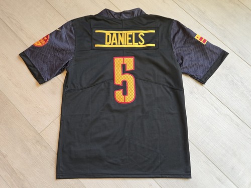New Jayden Daniels #5 Black Jersey L Large Men | eBay