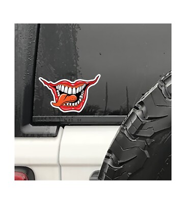 JOKER MOUTH PRINTED DECAL CAR TRUCK WINDOW STICKER COOL BATMANS | eBay