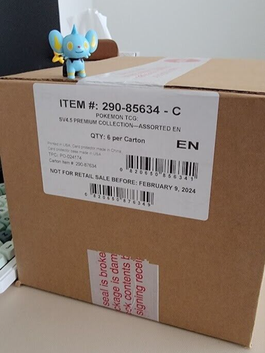 Pokemon x6 Paldean Fates Premium Collection SV 4.5 SEALED CASE LAST ONE ...