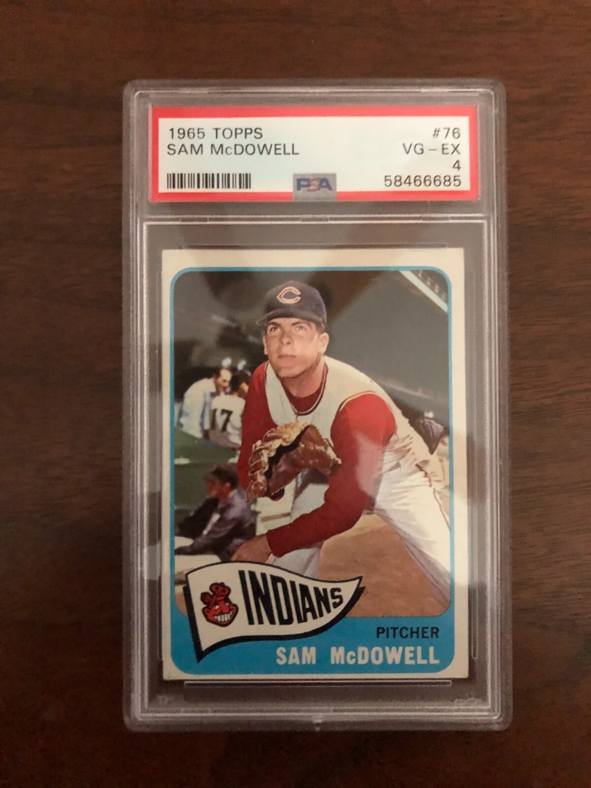 1965 TOPPS SAM MCDOWELL #76 PSA 4 VG-EX 58466685 | eBay