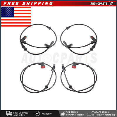 Front Rear ABS Wheel Speed Sensor For Mercedes C-Class C250 C300 C350 ...