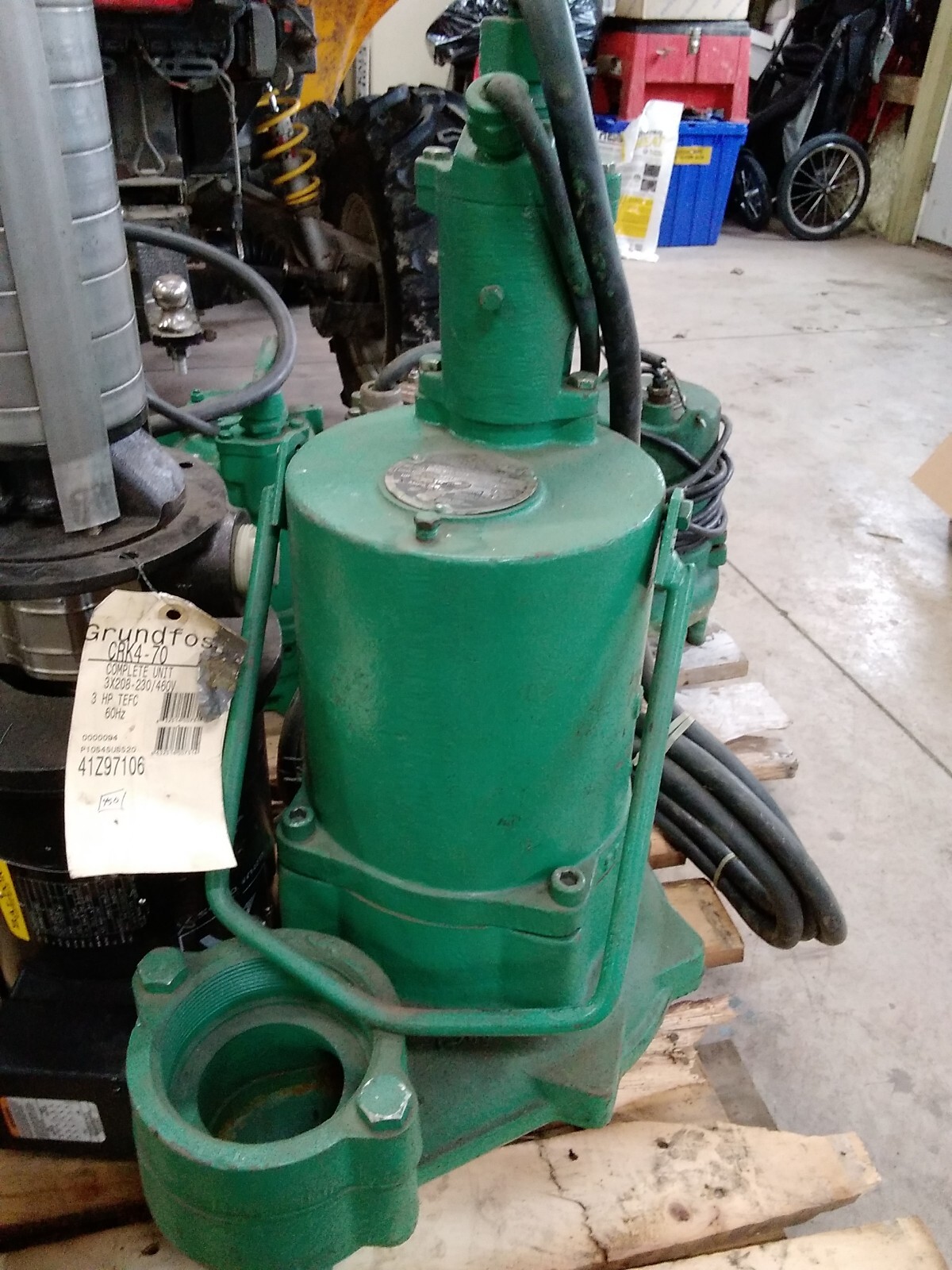 Hydromatic S150M2-4 Submersible Sewage Grinder Pump | eBay