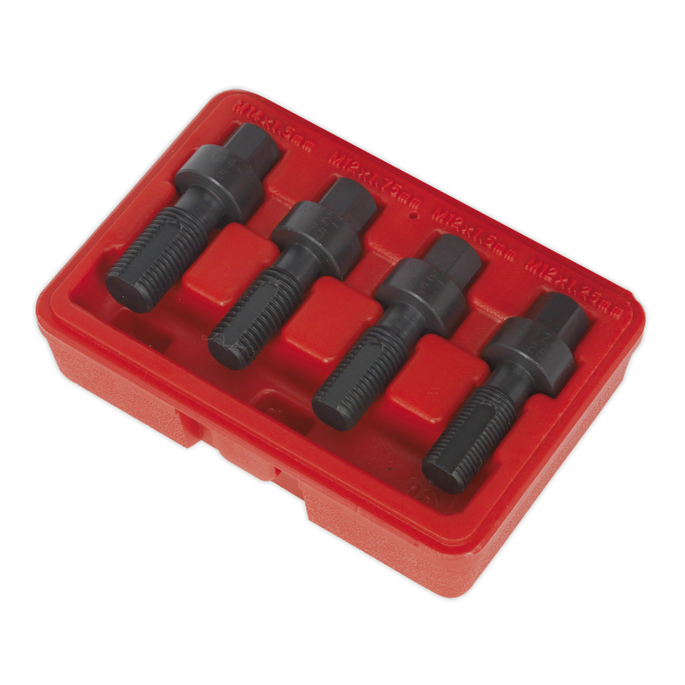 Sealey Wheel Bolt Thread Chasers M12 & M14 + Case For 12mm Socket ...