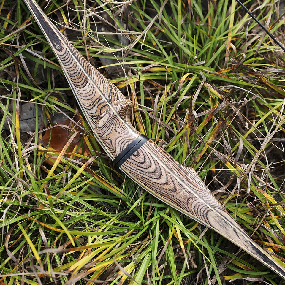 60" 62" 64" Takedown Longbow 20-50lbs Wood Riser Archery Traditional ...