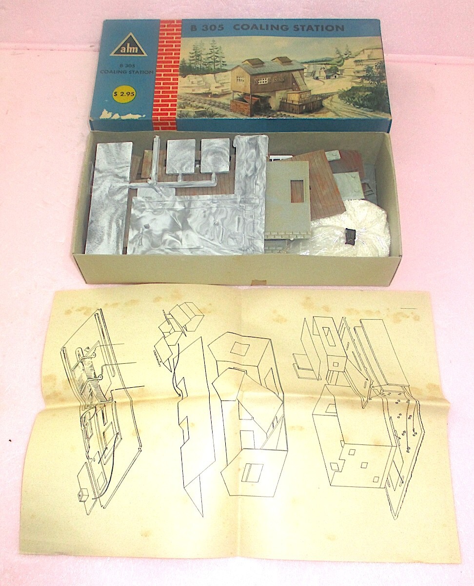 Vintage AHM B-305 ho COALING STATION Model Kit NEW IN BOX & COMPLETE | eBay