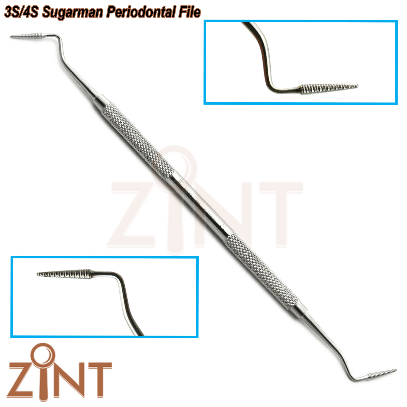 Dental Sugarman Periodontal File 3S/4S Buccal Lingual Bony Tissue ...