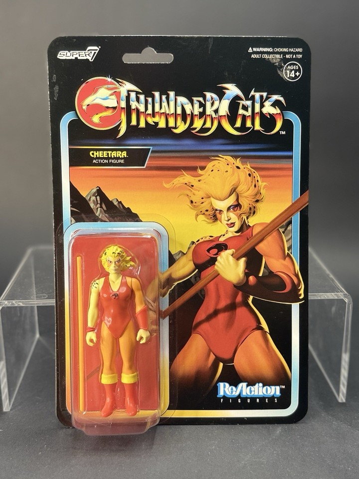 Super7 Thundercats Cheetara (Toy Variant) 3.75 in Reaction Figure New ...