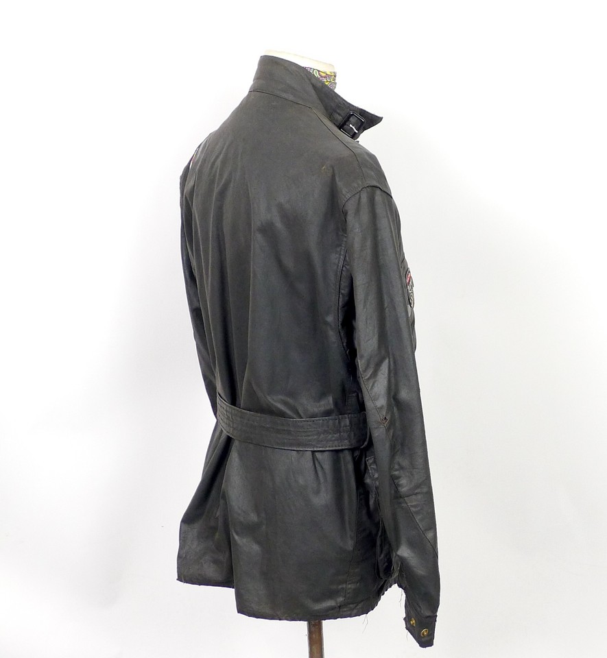 Vintage 1970's Barbour Black International A78 Metro Police Jacket Sz ...