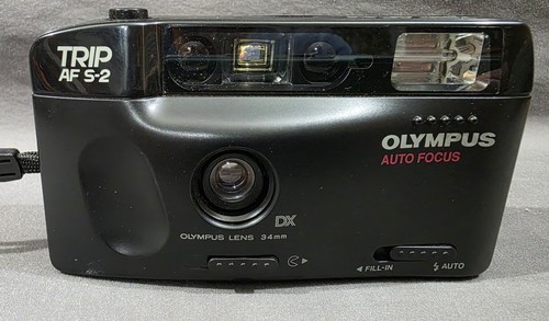 Olympus AF S-2 35mm Point and Shoot Camera Black Tested ( Not Tested ...