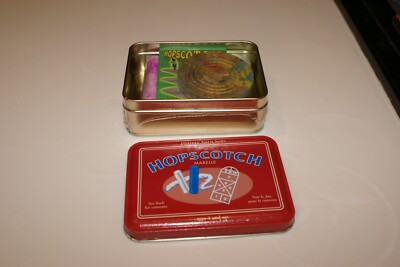 Hopscotch Tin New In Original Plastic - Rules, Chalk And Lagger SEALED ...