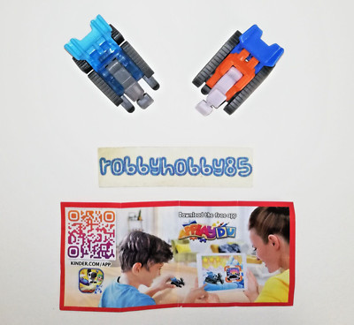 ICE BREAKER COMPLETE SET OF 2 WITH ALL PAPERS KINDER JOY SURPRISE EGG ...