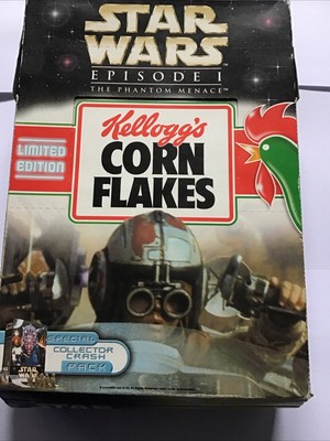 Kelloggs Star Wars Episode 1 The Phantom Menace Corn FlakeCereal Box ...