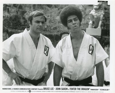 JIM KELLY JOHN SAXON ENTER THE DRAGON 1973 VINTAGE PHOTO ORIGINAL #3 ...