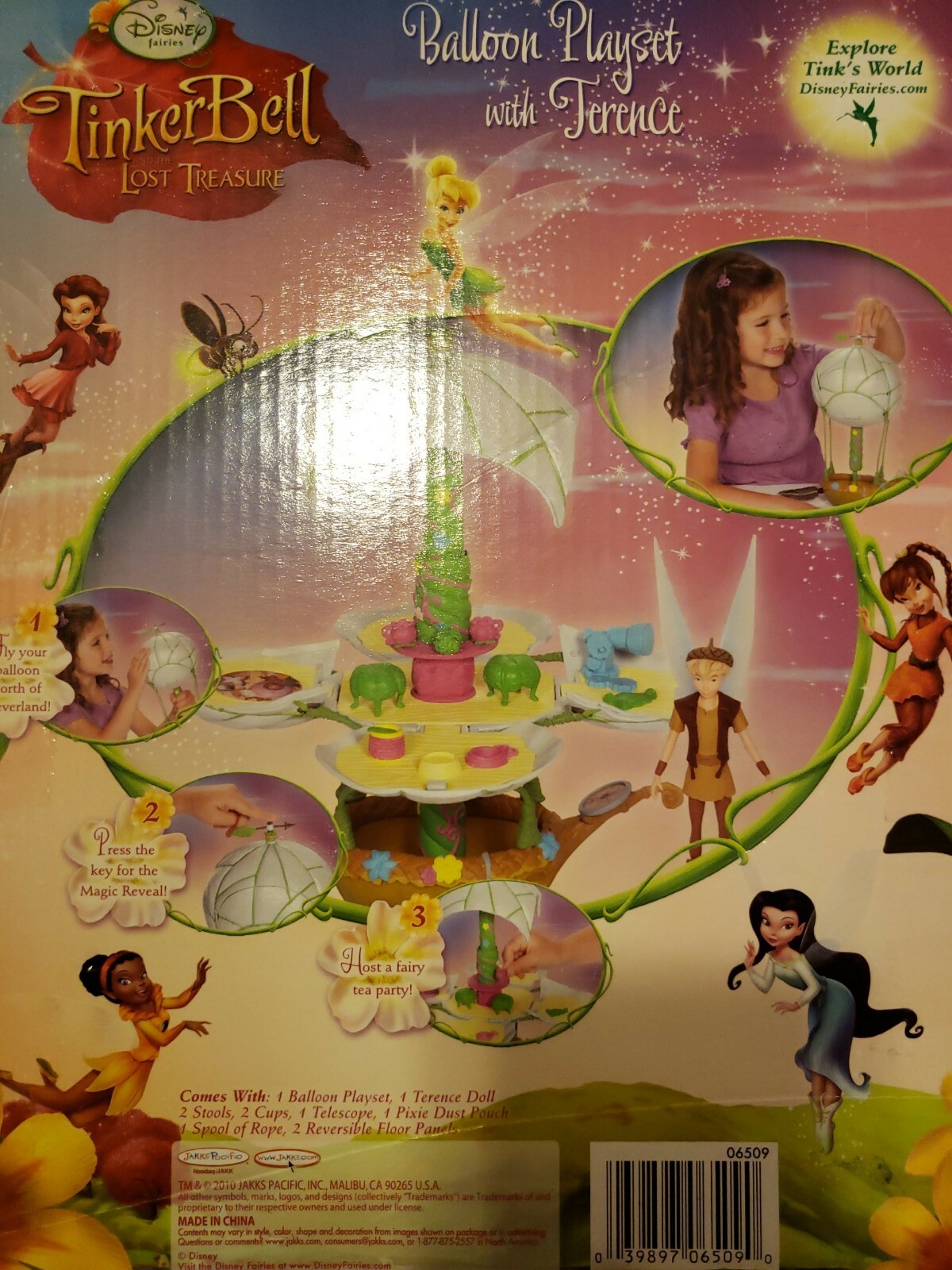 Disney Fairies Tinkerbell And The Lost Treasure Balloon Playset Terence ...