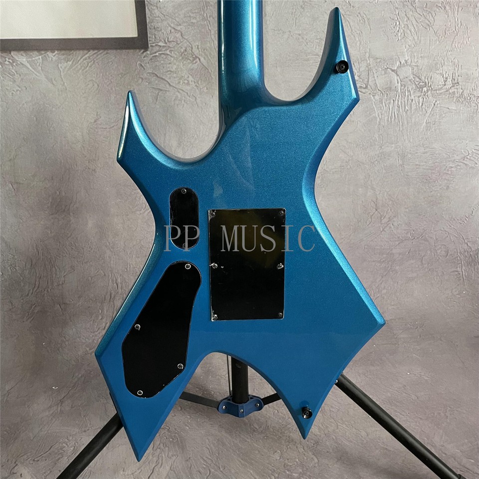 Metallic Blue Warlock Extreme BC Style Electric Guitar FR Bridge HH ...