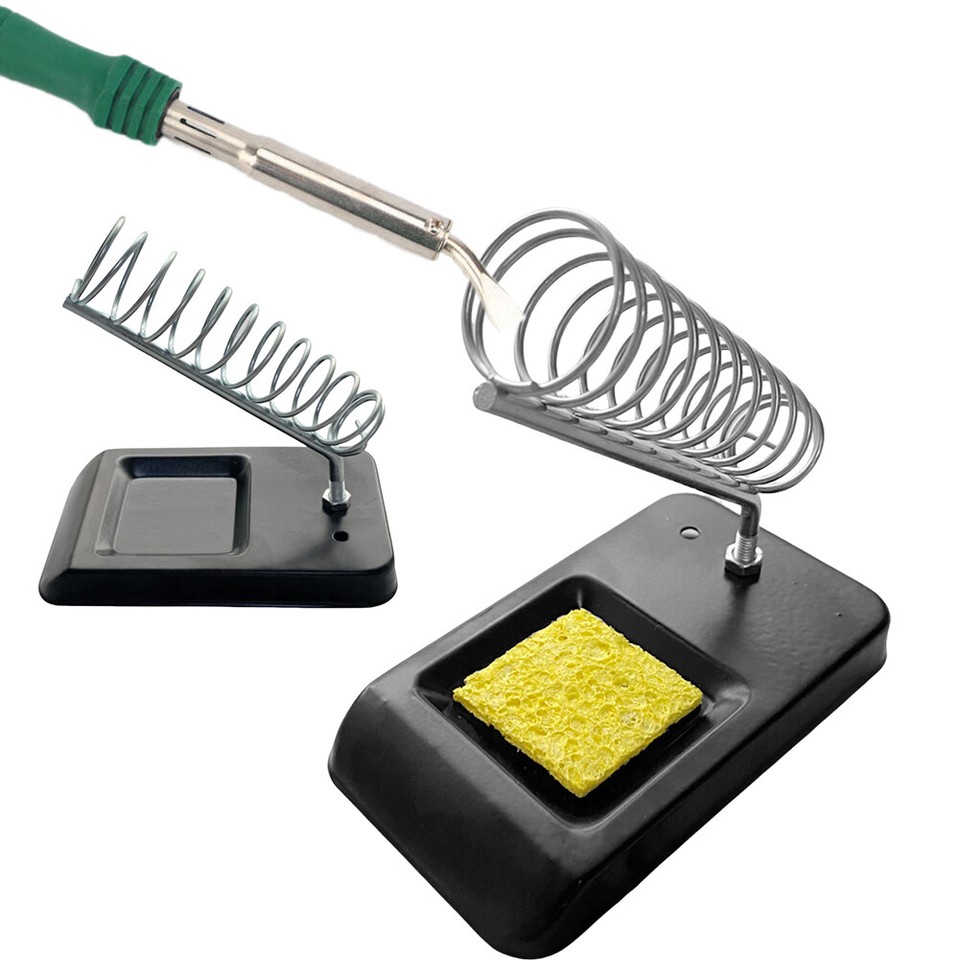 Soldering Iron Stand with Welding Cleaning Sponge Soldering Iron Holder ...