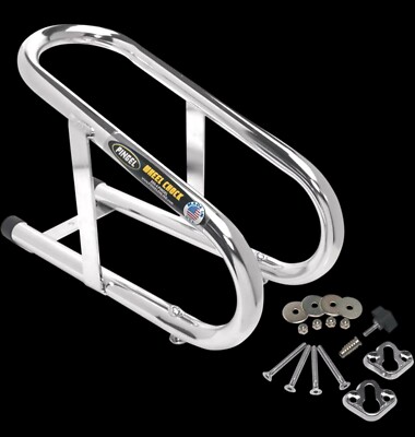 PINGEL WC350 Wheel Chock - Removable - Chrome - 3-1/2" | eBay
