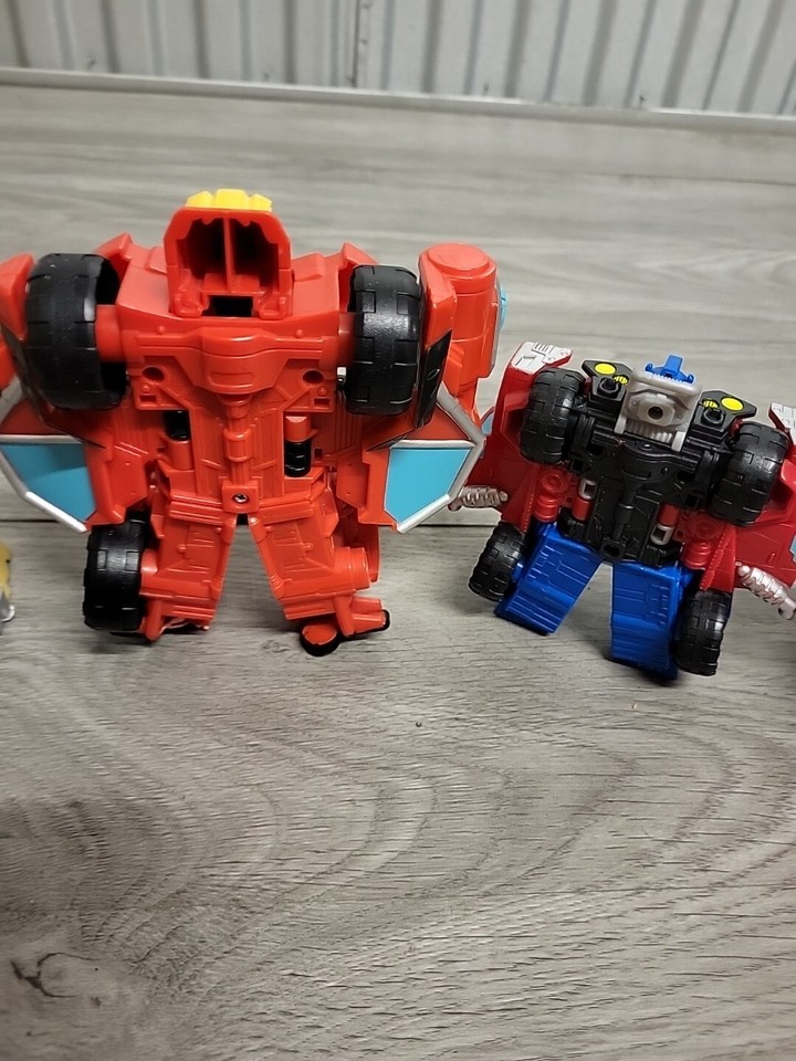 Transformers Rescue Bot Academy Optimus Grimlock Bumblebee Wedge | eBay