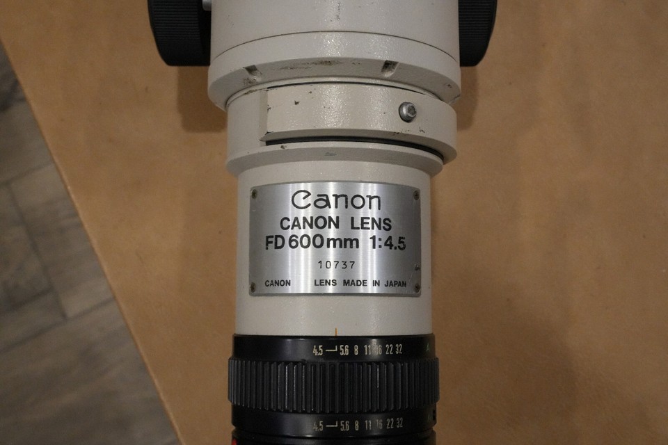 Canon FD 600mm F4.5 SSC Modified With Edmika EF Kit, Hard Case & EF to ...