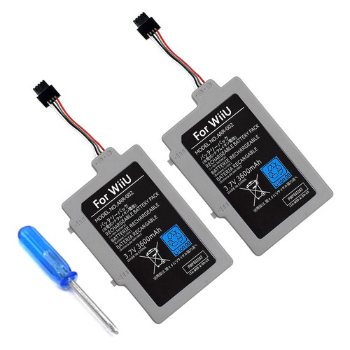 2Pack OEM Rechargeable Extended Battery For Nintendo Wii U Gamepad ...