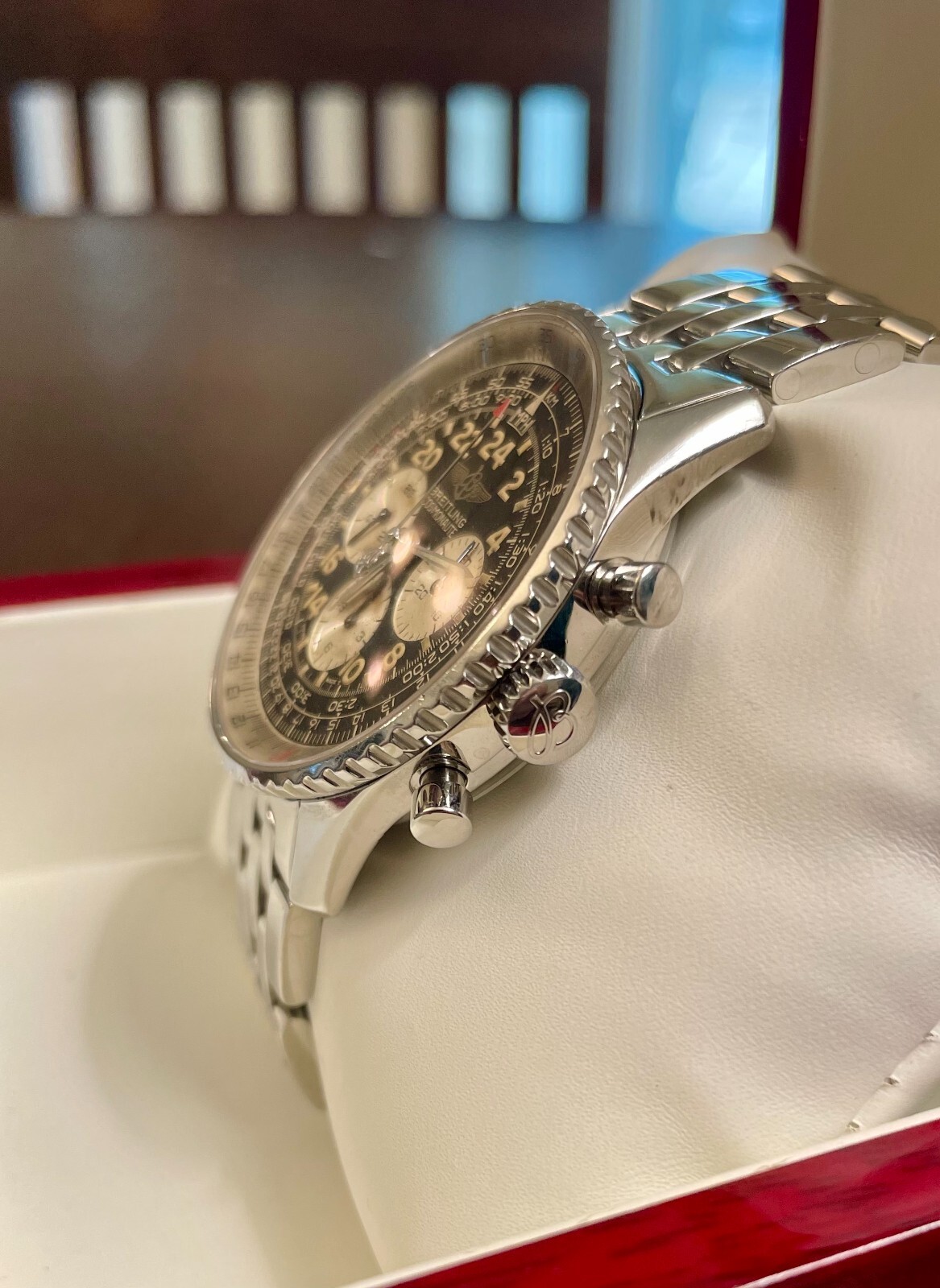 Breitling Navitimer Cosmonaute Chronograph - Stainless Steel, Lemania ...