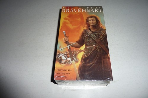 BRAVEHEART VHS 2 Tape Set Mel Gibson 1995 Paramount NEW SEALED ...